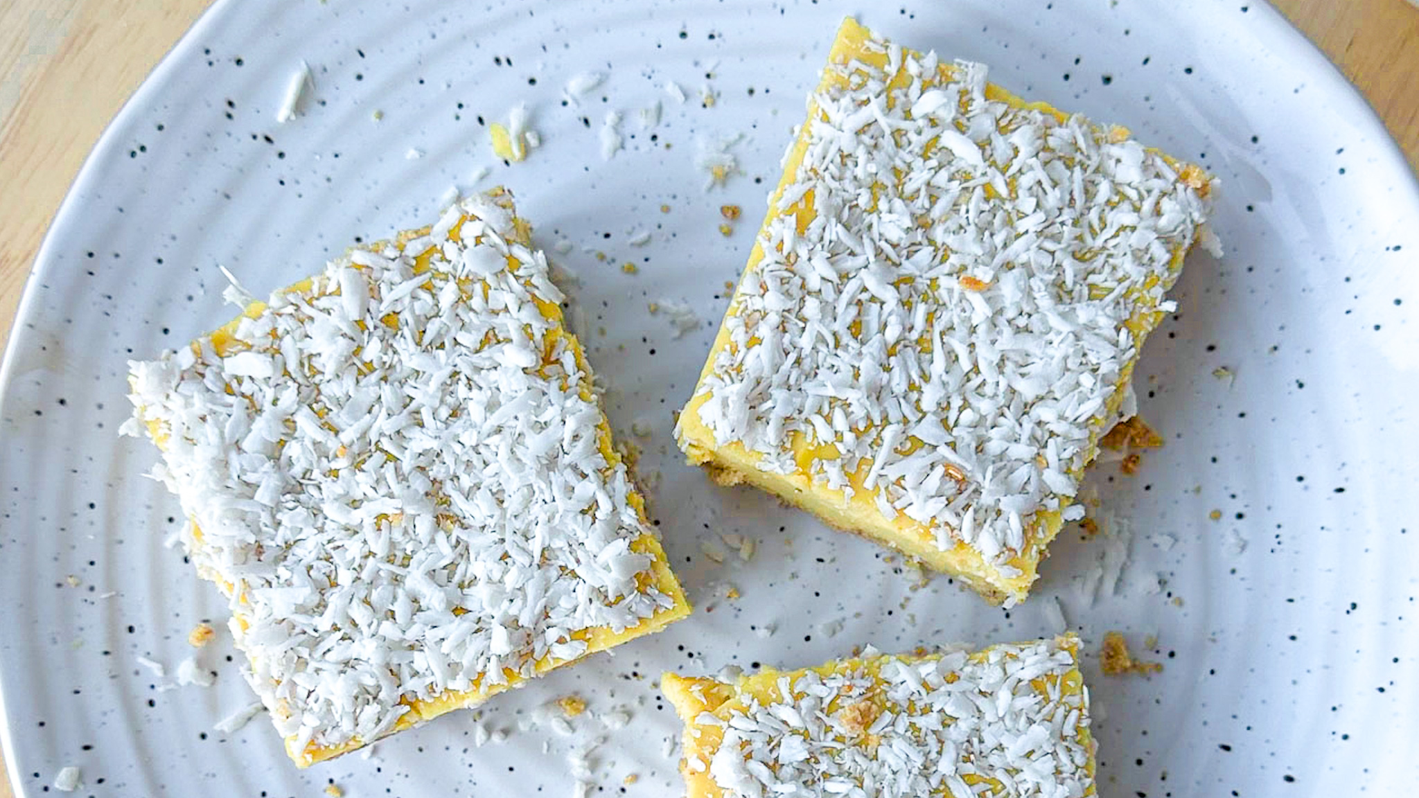 High Protein Lemon Squares - That Vegan Babe
